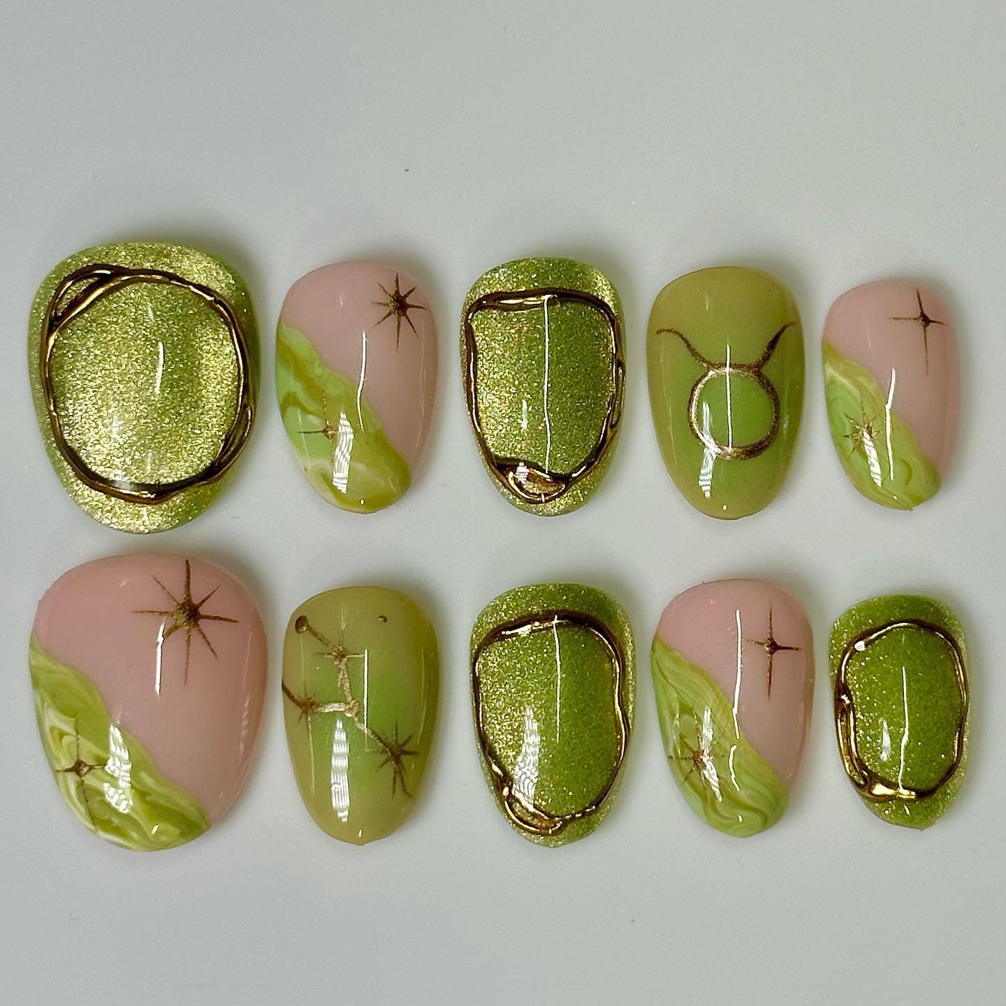 13 Taurus-Inspired Nail Art Designs - The Nail Tech Org